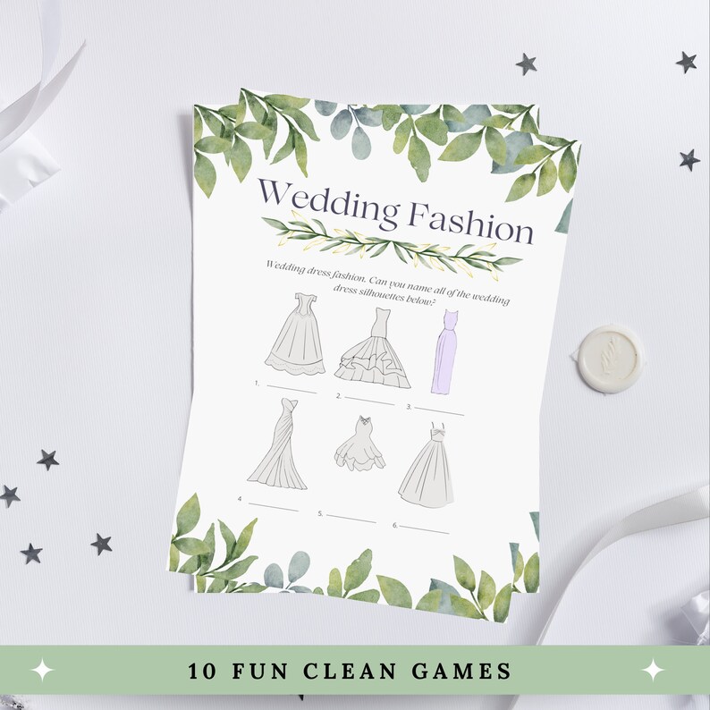 Printable Classy Hen Party Games Bundle Printable Bridle | Etsy