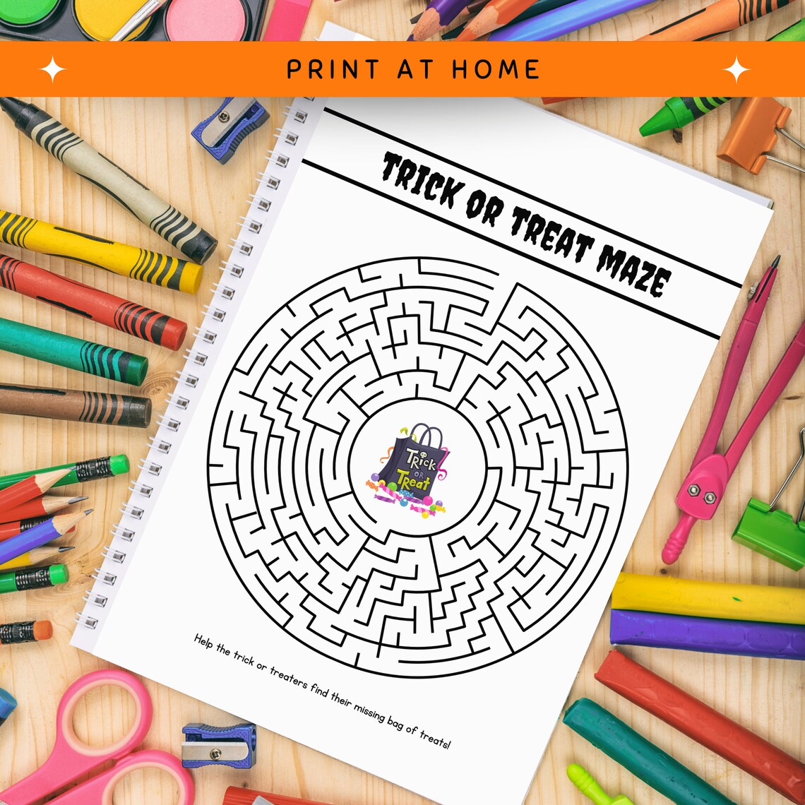 Printable Kids Halloween Activity Pack, Printable Halloween Activity ...