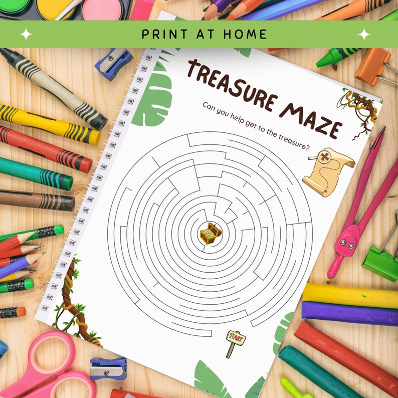 Printable Kids Adventure Activity Pack, Printable Summer Activity ...