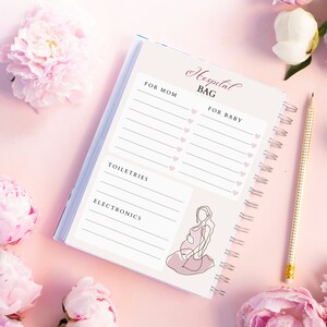 Printable Pregnancy Planner, Pregnancy Journal, Pregnancy Checklist ...