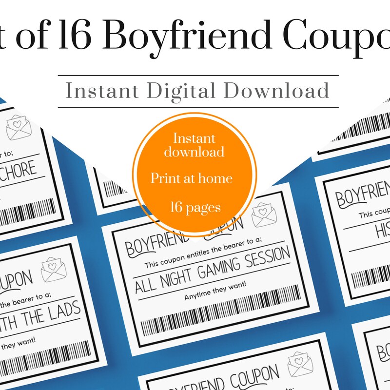 Coupon Book for Boyfriend - Etsy