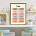 Telling Time Clock Educational Poster for Kids, Educational Posters Set ...