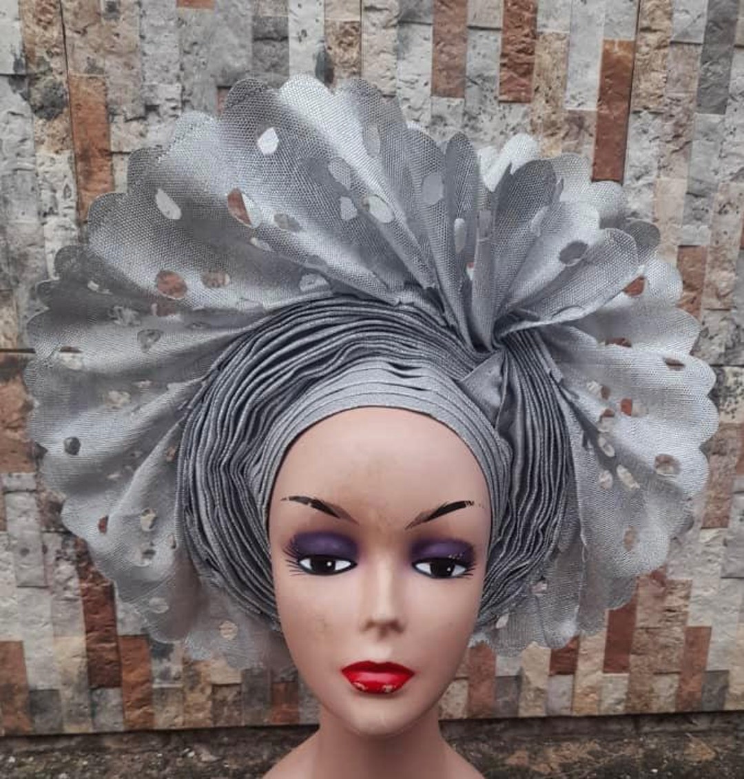 Nigerian Auto-gele Full-fan Laser Cut Auto-gele - Etsy