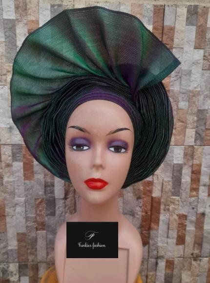 Nigerian Auto Gele , Pre-styled Auto Gele - Etsy