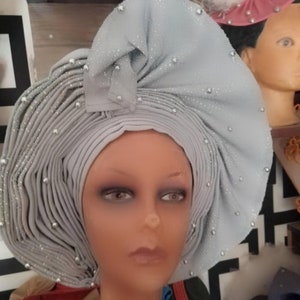 Nigerian Auto Gele - African Gele , Pre-styled Auto Gele - Etsy