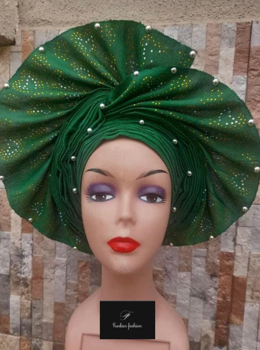 Nigerian Auto Gele , Pre-styled Auto Gele - Etsy