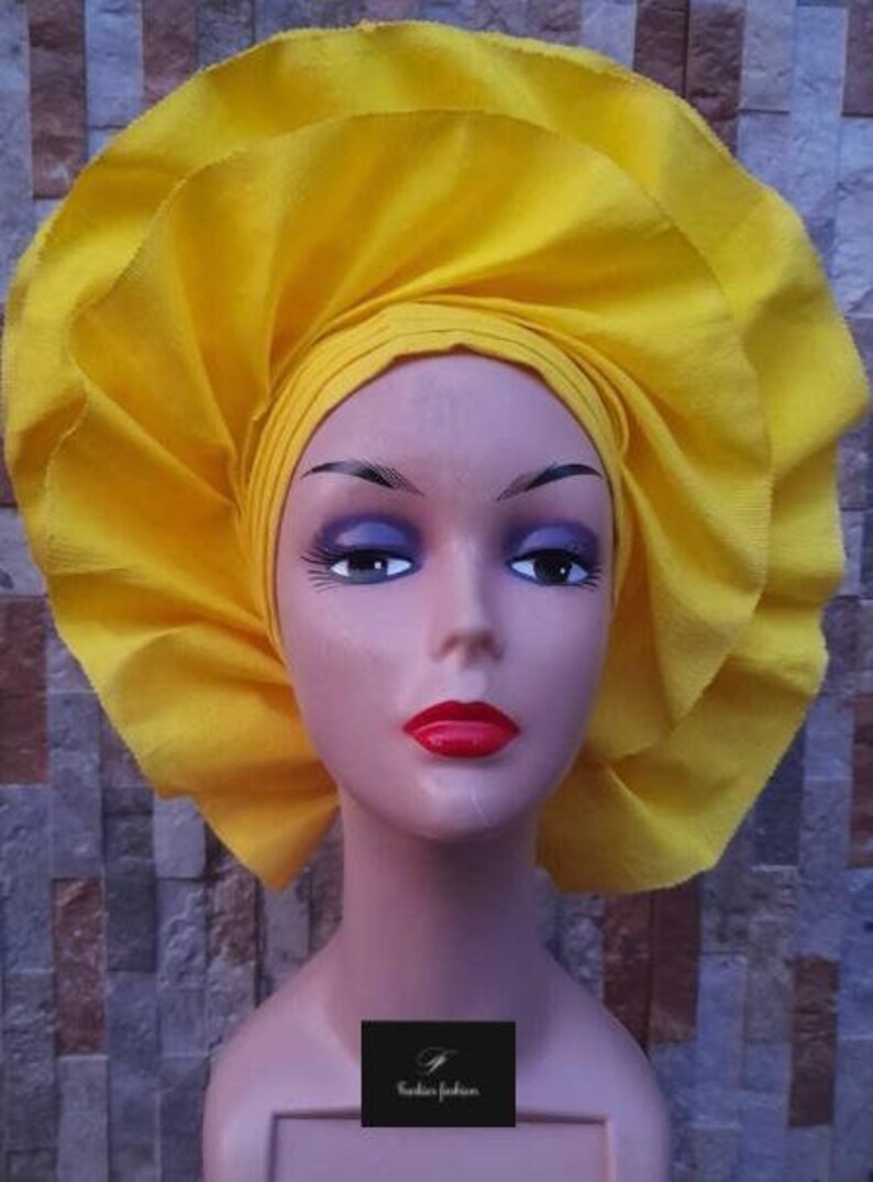 Nigerian Auto Gele Pre-styled Auto Gele - Etsy Canada