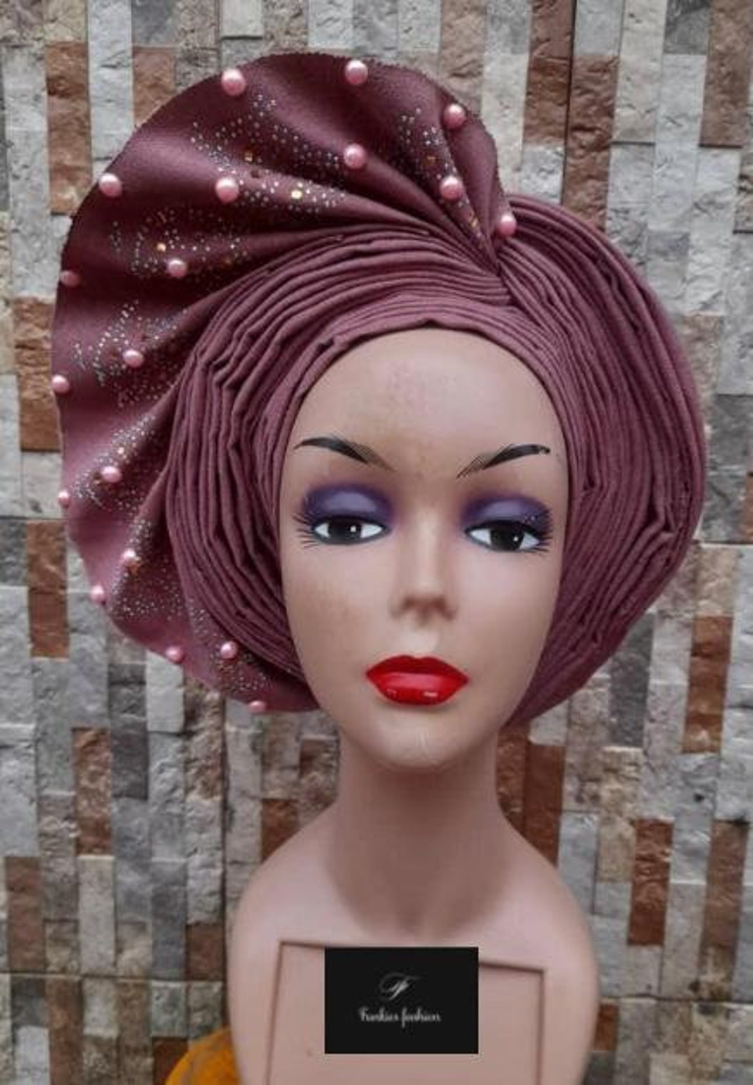 Nigerian Auto Gele , Pre-styled Auto Gele - Etsy