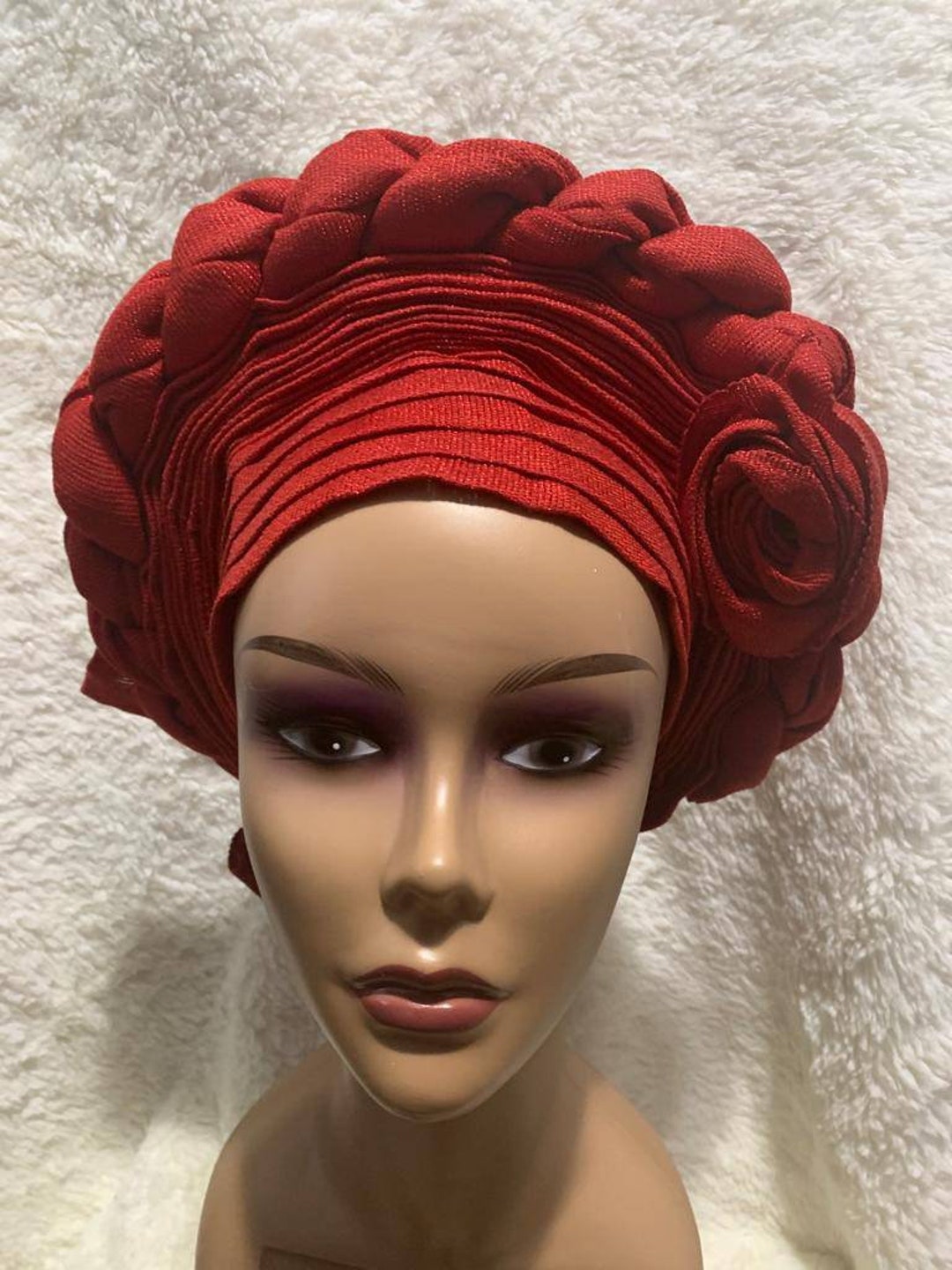 Nigerian Auto Gele - African Gele , Pre-styled Auto Gele - Etsy
