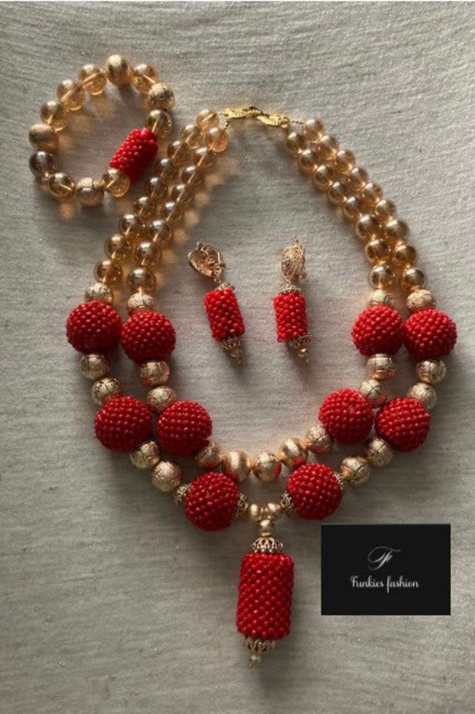 Nigerian Seed Beads - Two Tiered Beads African Nigerian Beads (bridal ...