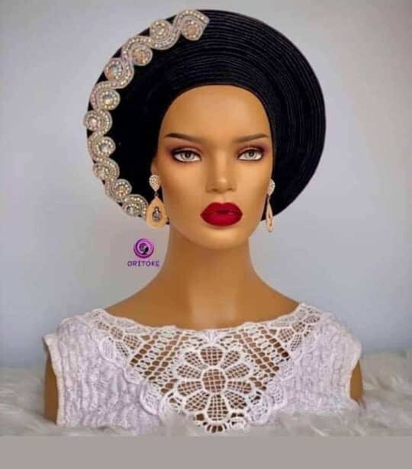 Nigerian Auto Gele - African Gele , Pre-styled Auto Gele - Etsy