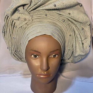 Nigerian Auto Gele - African Gele , Pre-styled Auto Gele - Etsy