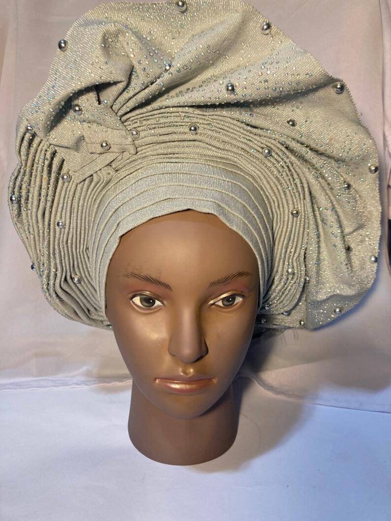Nigerian Auto Gele - African Gele , Pre-styled Auto Gele - Etsy