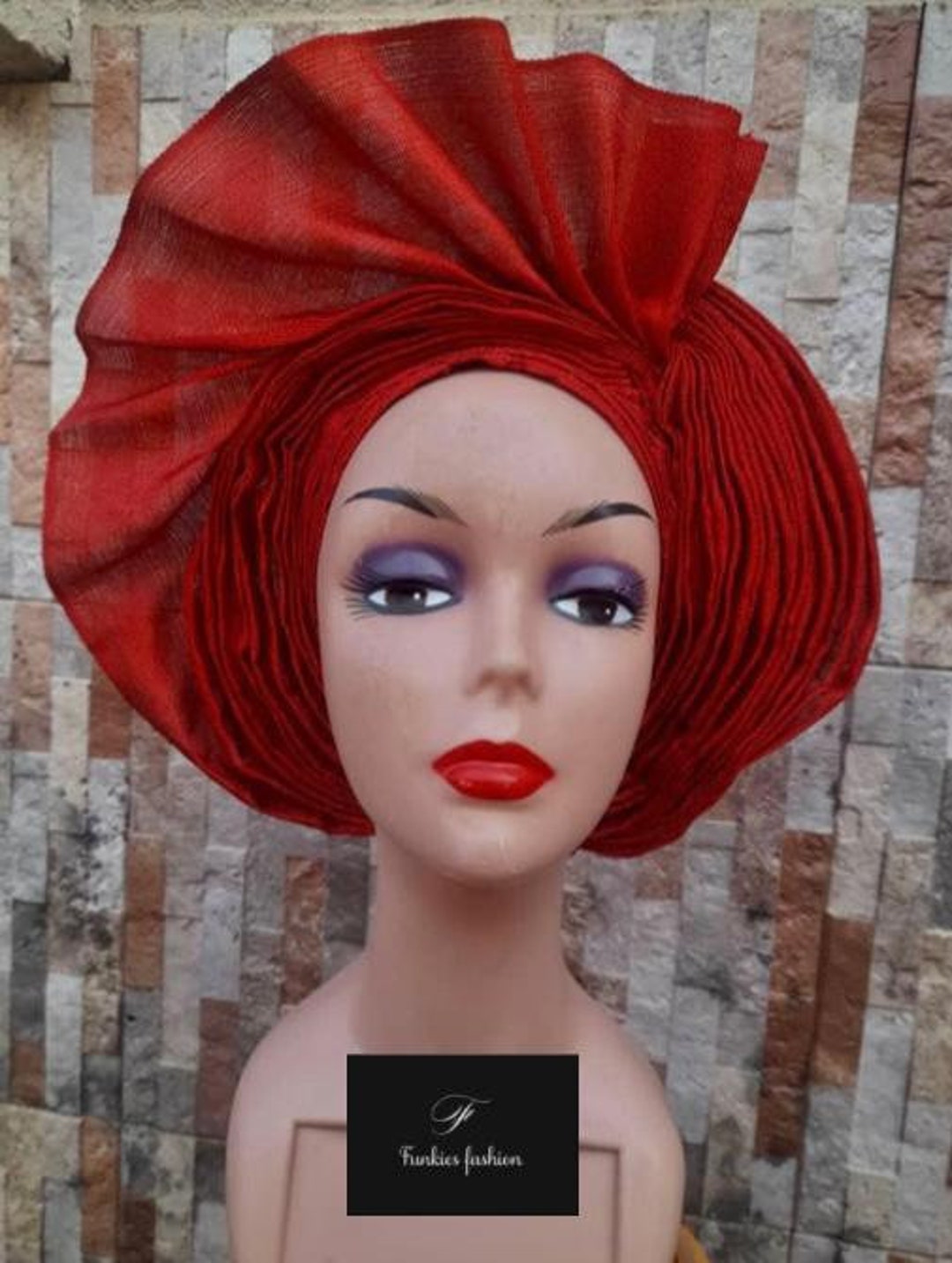 Nigerian Auto Gele , Pre-styled Auto Gele - Etsy