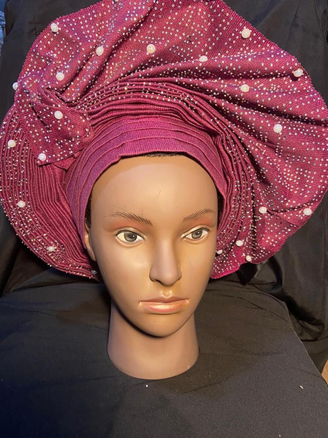 Nigerian Auto Gele - African Gele , Pre-styled Auto Gele - Etsy