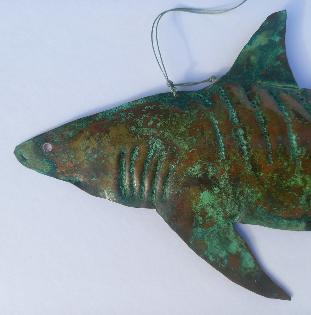 Copper Shark Wall Hanging - Etsy