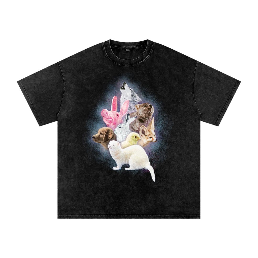 Stray Kids Vintage SKZOO Acid-wash Oversized Shirt - Etsy