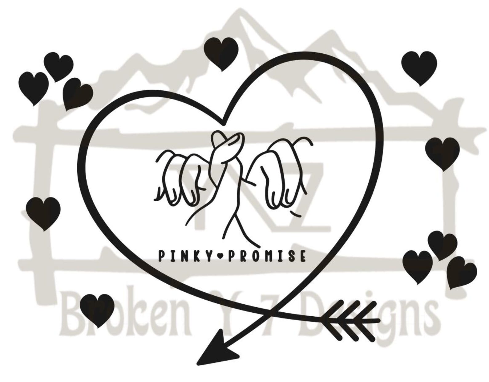 Pinky Promise, Love, Promises, Hearts - Etsy
