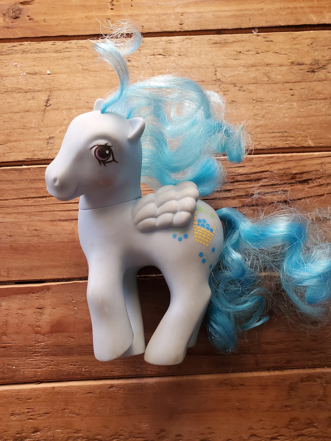 Vintage 1987 Hasbo Blue Blueberry Basket "sweetberry" My Little Pony - Etsy
