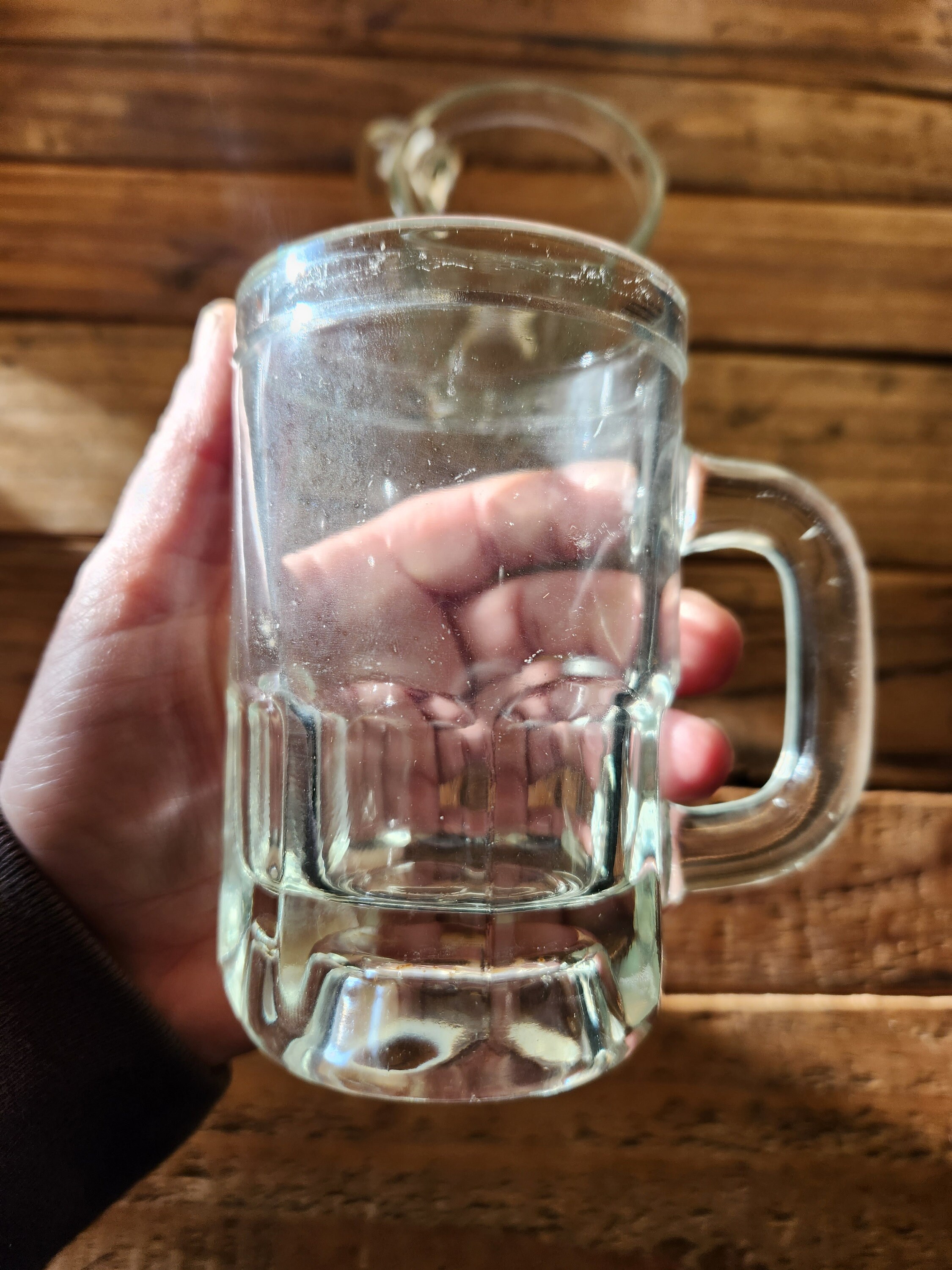Set of 2 Minature Clear Glass Hazel Atlas Root Beer Mugs - Etsy