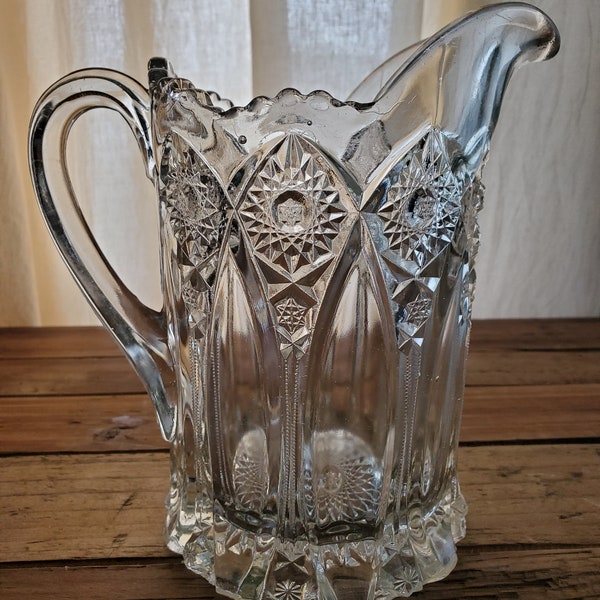 Heavy Glass Pitcher - Etsy