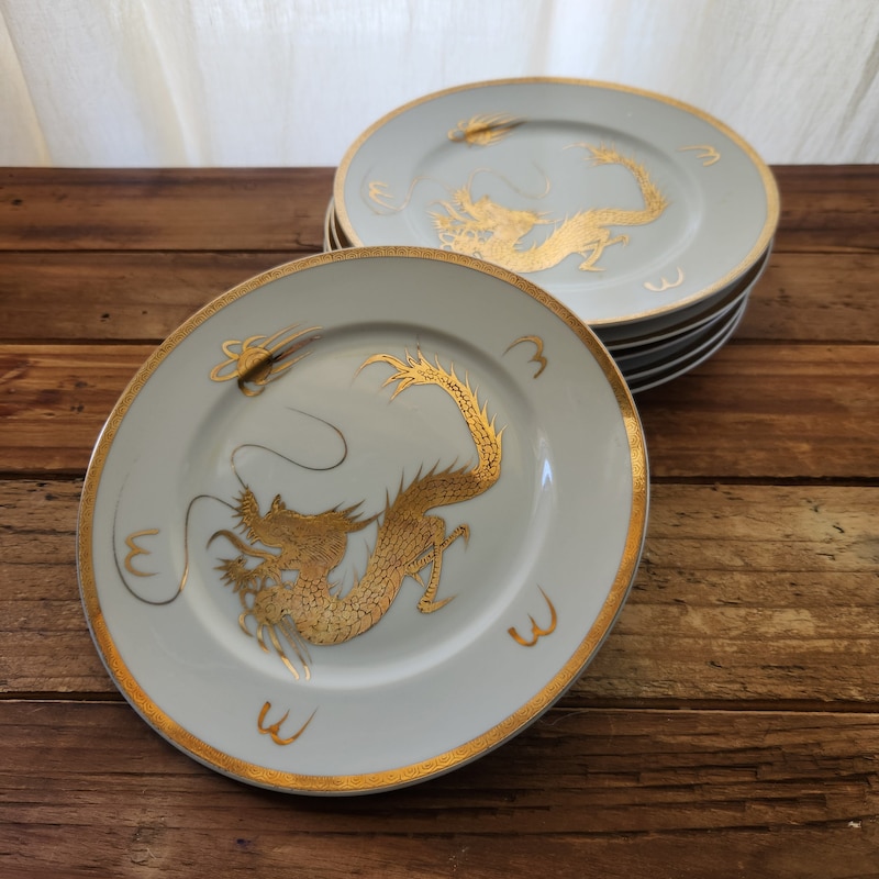 Dragon Plates - Etsy