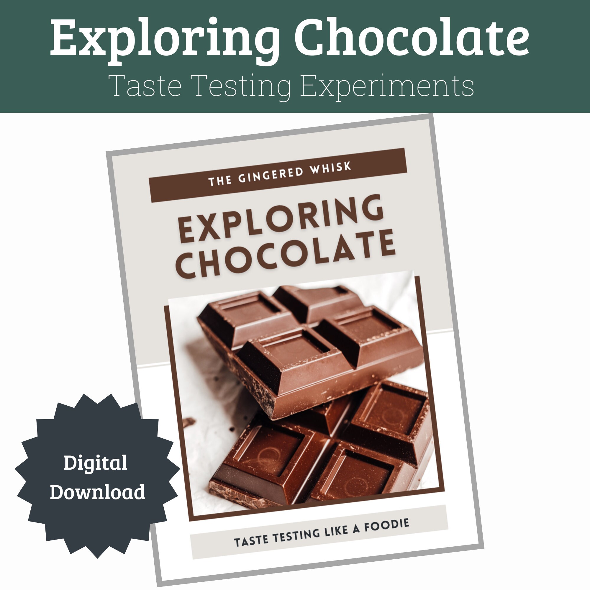 Exploring Chocolate Taste Testing Activity, Foodie Experiment, Family ...