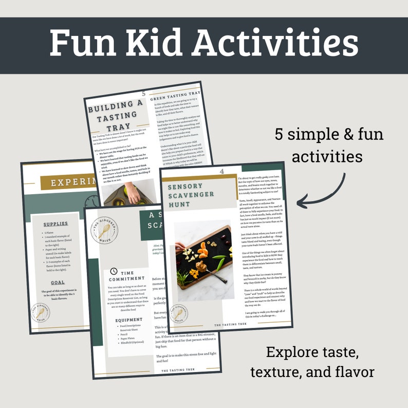 Taste Testing Activities - Kids Flavor Experiment Workshop, Kids ...