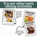 Taste Testing Printable for Cooking Competitions and Tasting Activities ...
