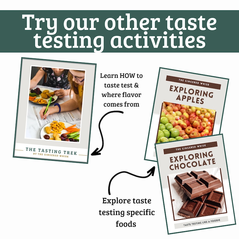 Taste Testing Printable for Cooking Competitions and Tasting Activities ...