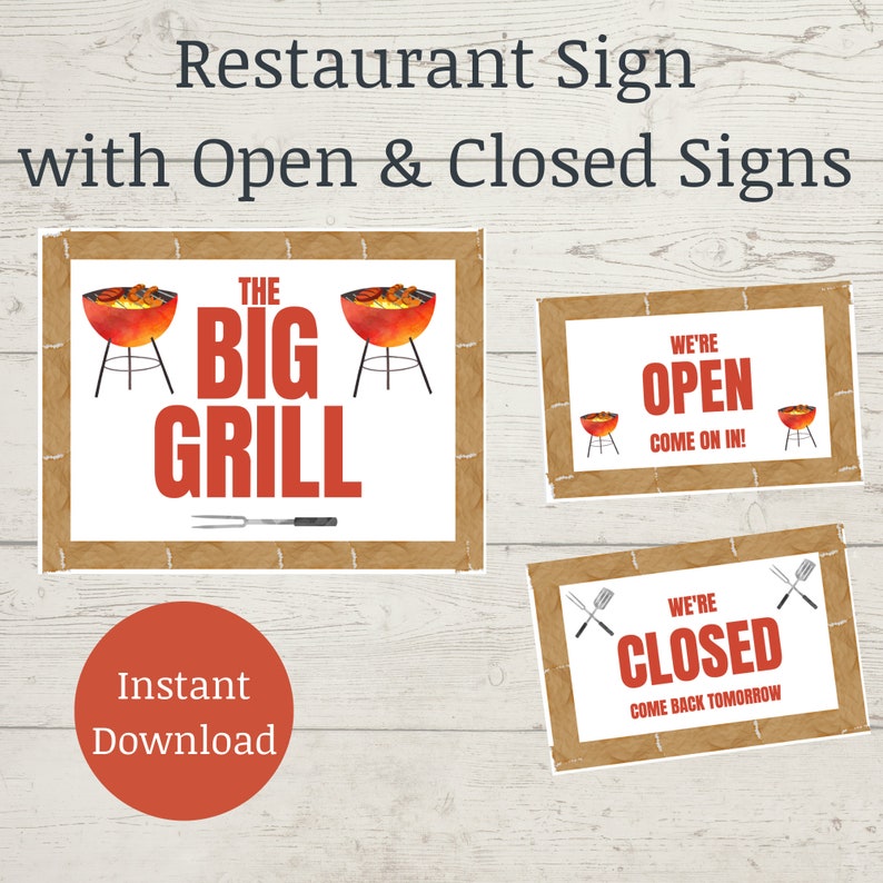 Dramatic Play BBQ Restaurant, Pretend Play Printable Menu, Kindergarten ...