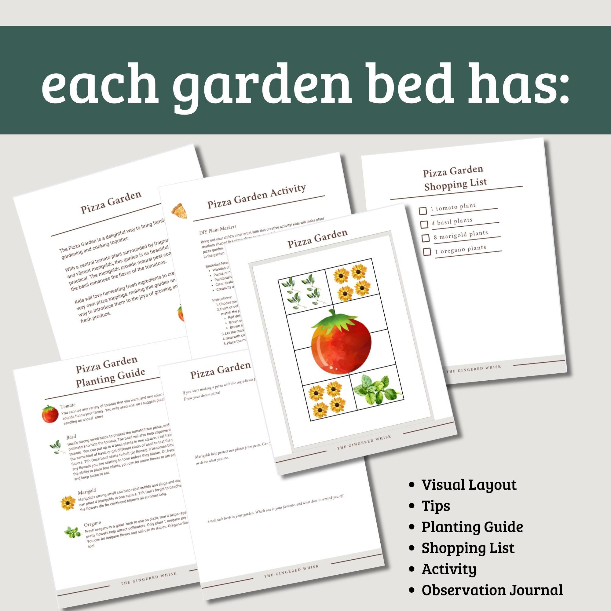Ultimate Family Vegetable Garden Learning Pack - Seasonal Planner ...