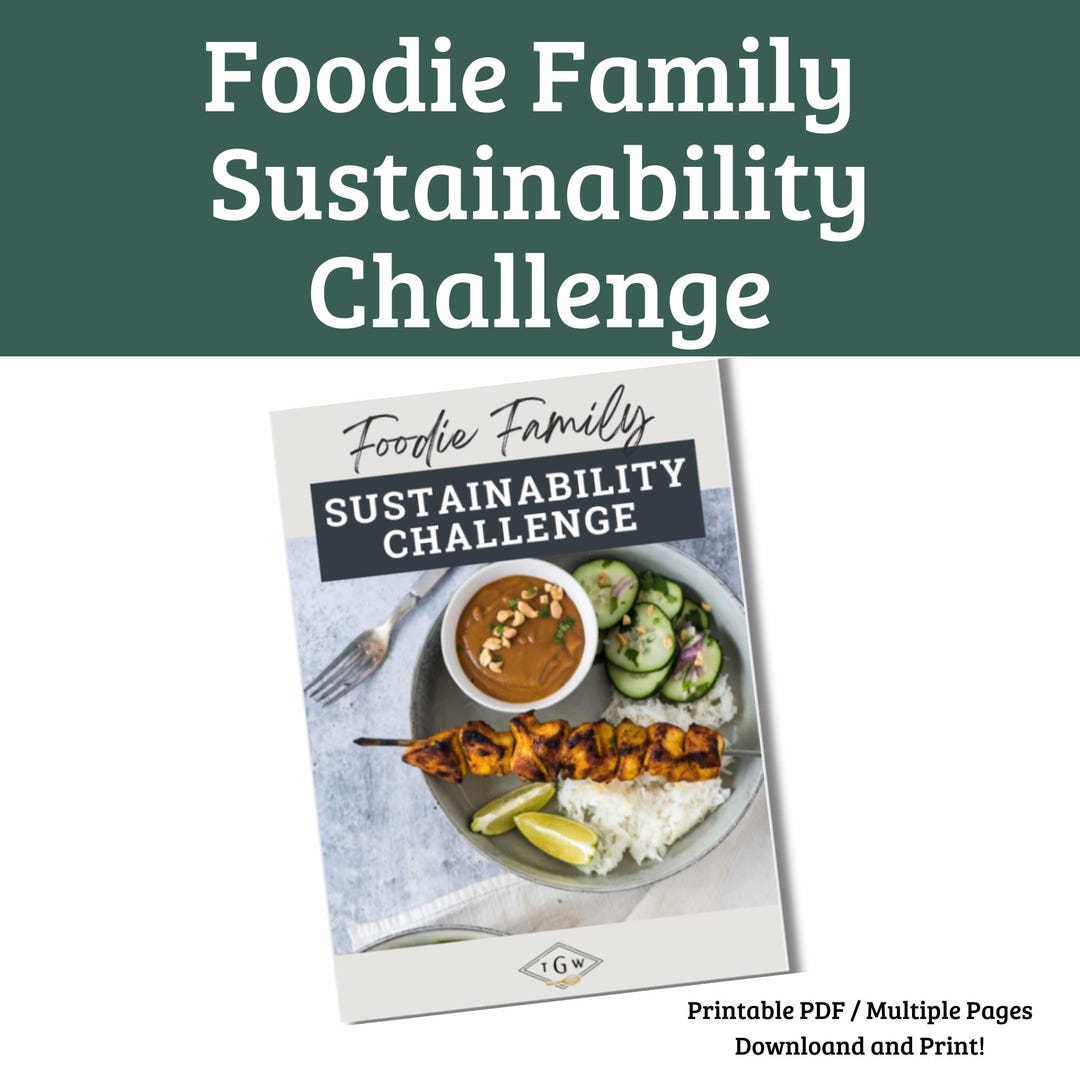 Family Food Sustainability Tracker | Fun & Easy Eco-friendly Challenge ...