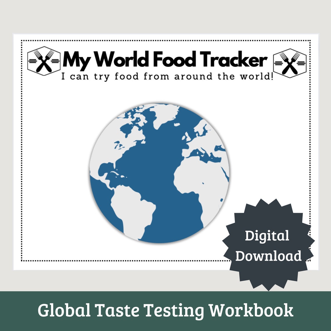 Global Taste Testing Workbook, New Foods Tracker, Homeschool Planner - Etsy