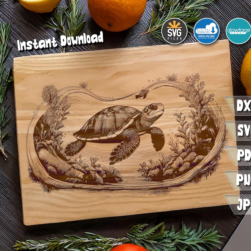 Turtle and Ocean Board - Etsy UK