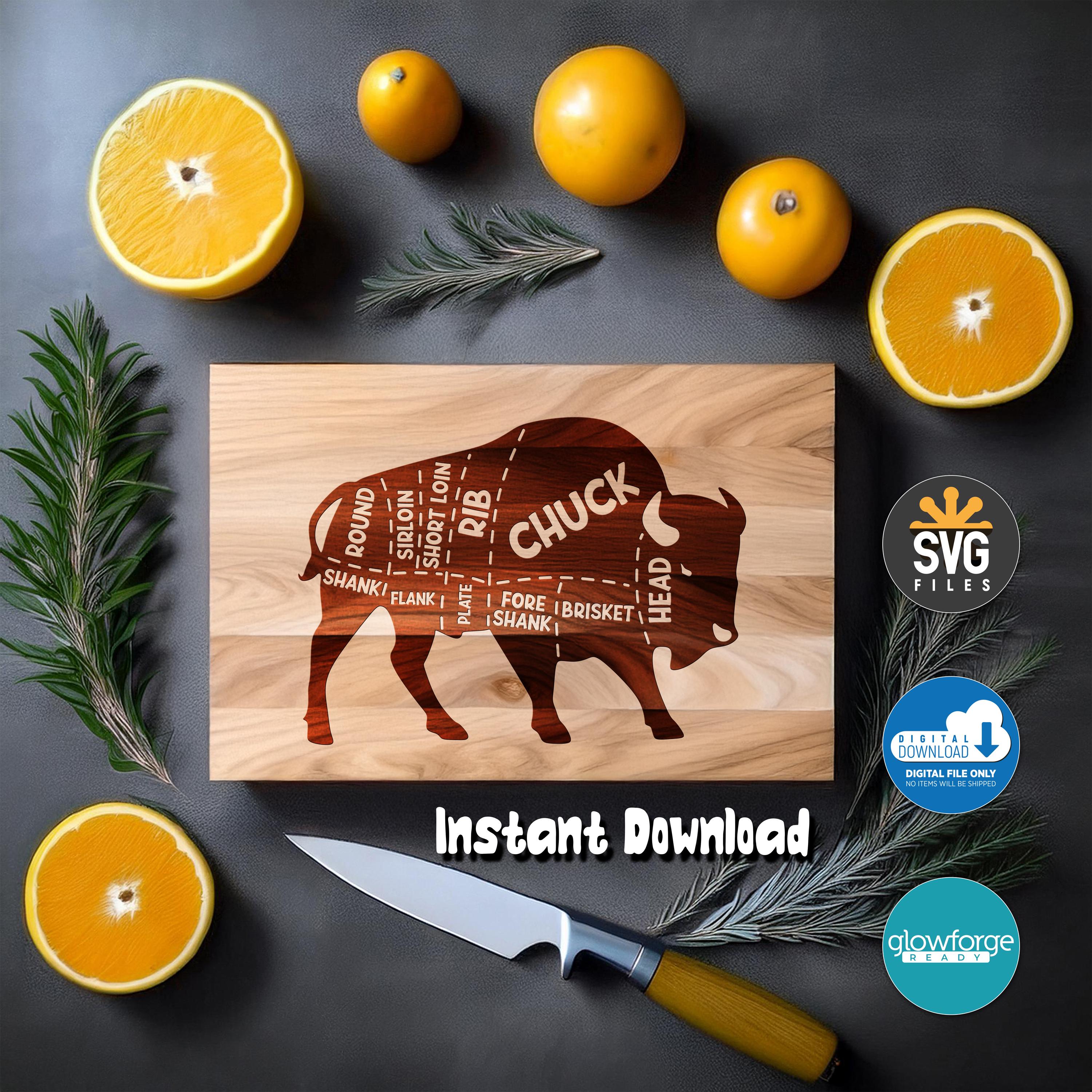 Butcher Diagram SVG Bundle 10 Meat Cut Charts and Animal Cut Guide ...