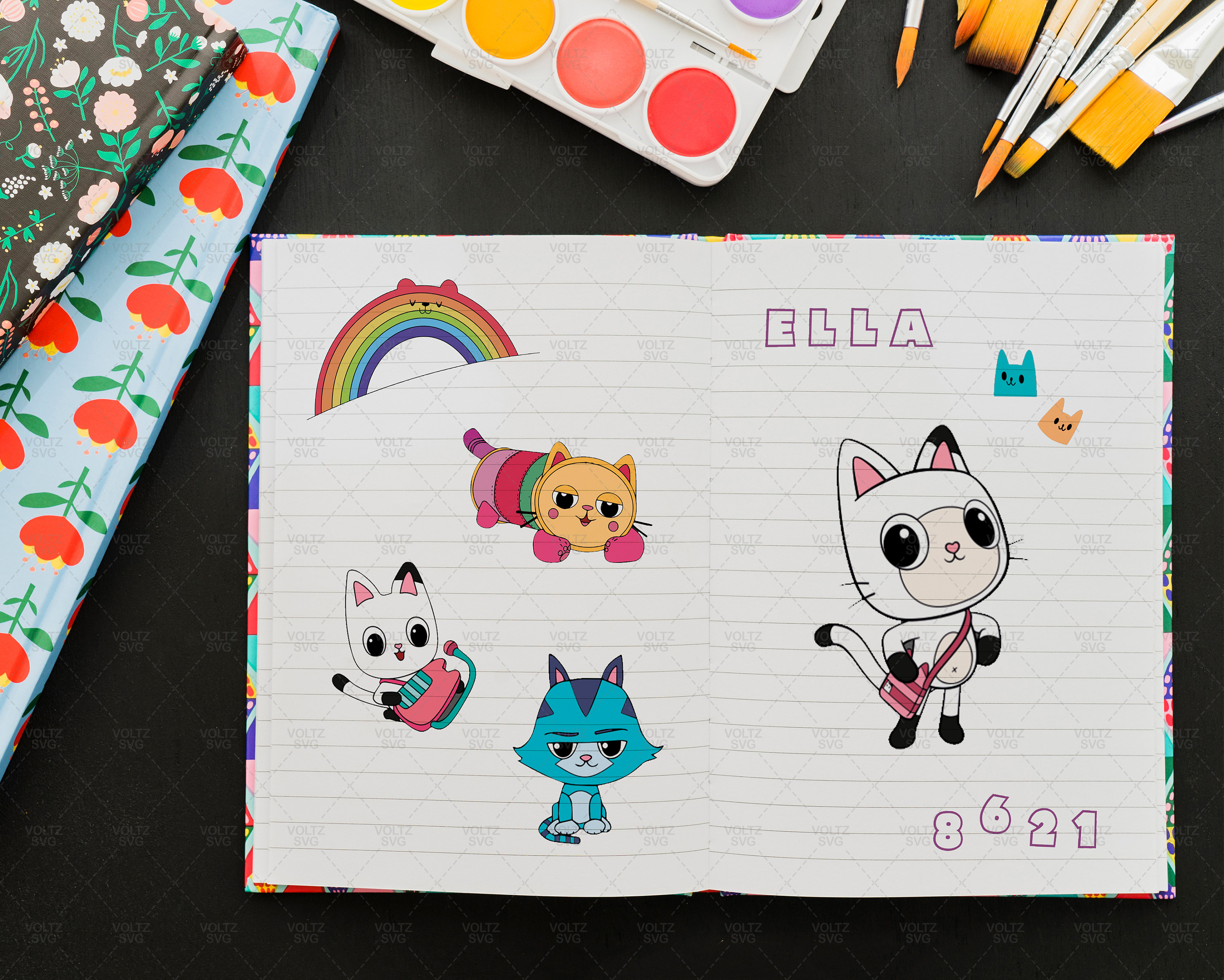 Gabbys Dollhouse Svg Gabby Bundle Svg for Cricut Gabbys - Etsy Australia