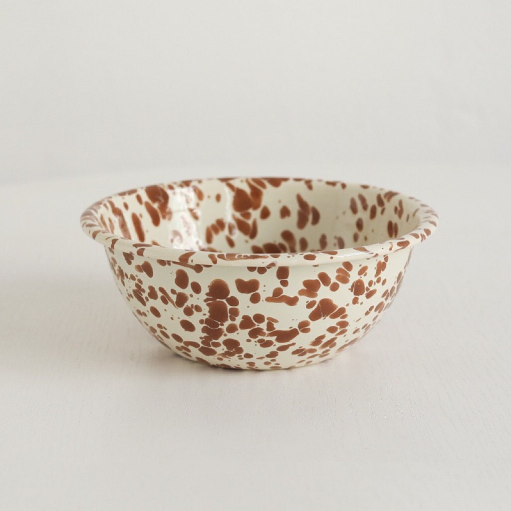 Enamelware Splatter Dinnerware Set Marbled Camping Vintage Plate Bowl ...