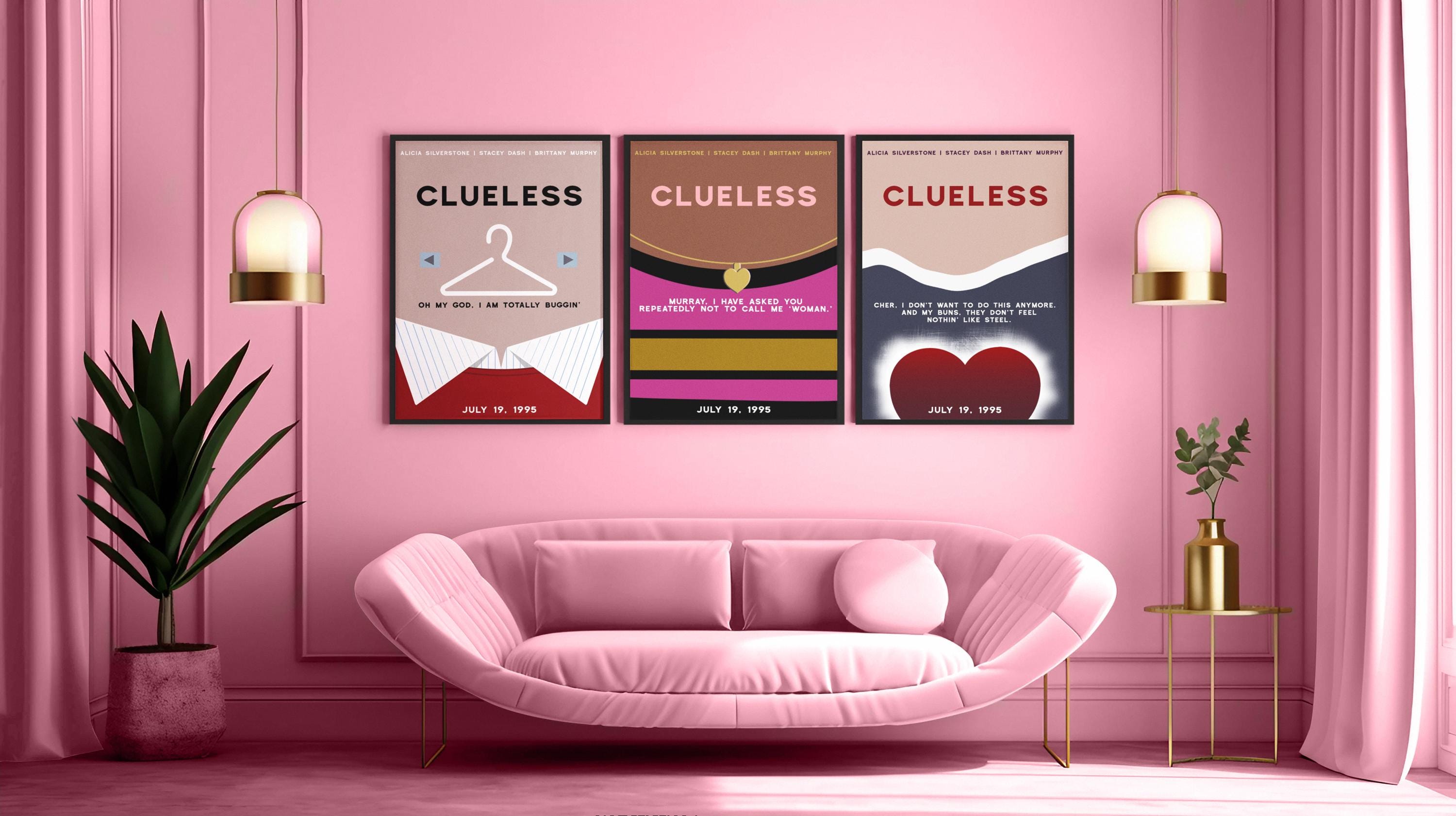 Clueless Printable Poster Set of 3 | Cher, Dionne, Tai Digital Art ...