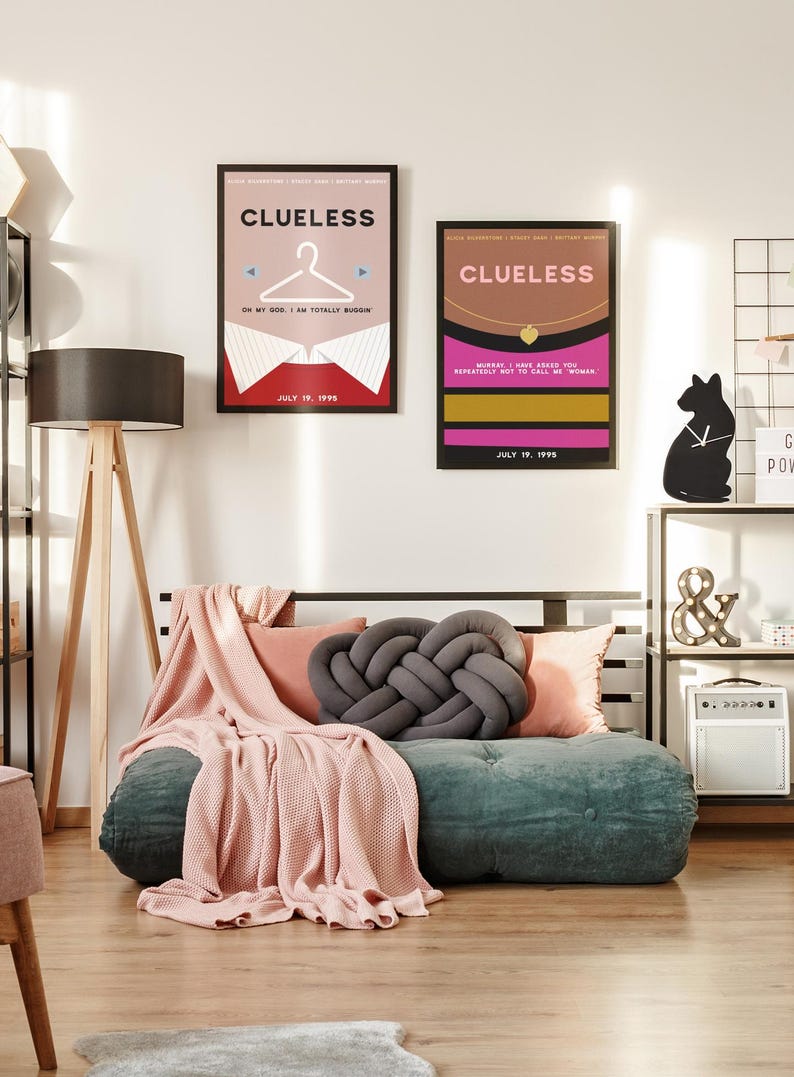 Clueless Printable Poster Set of 3 | Cher, Dionne, Tai Digital Art ...