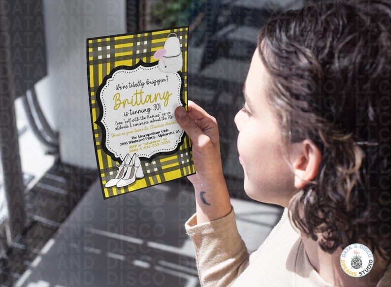 Clueless Invitation - Birthday - Canva Templates | 3 Designs | Cher ...