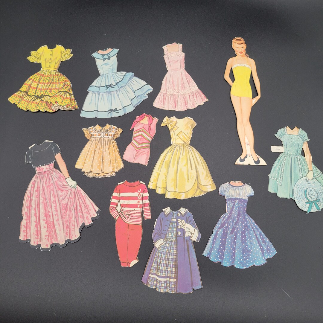 Janet Lennon Paper Doll - Etsy