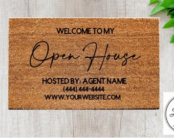 Open House Doormat - Etsy