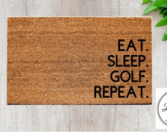 Golf Front Door Mat - Etsy