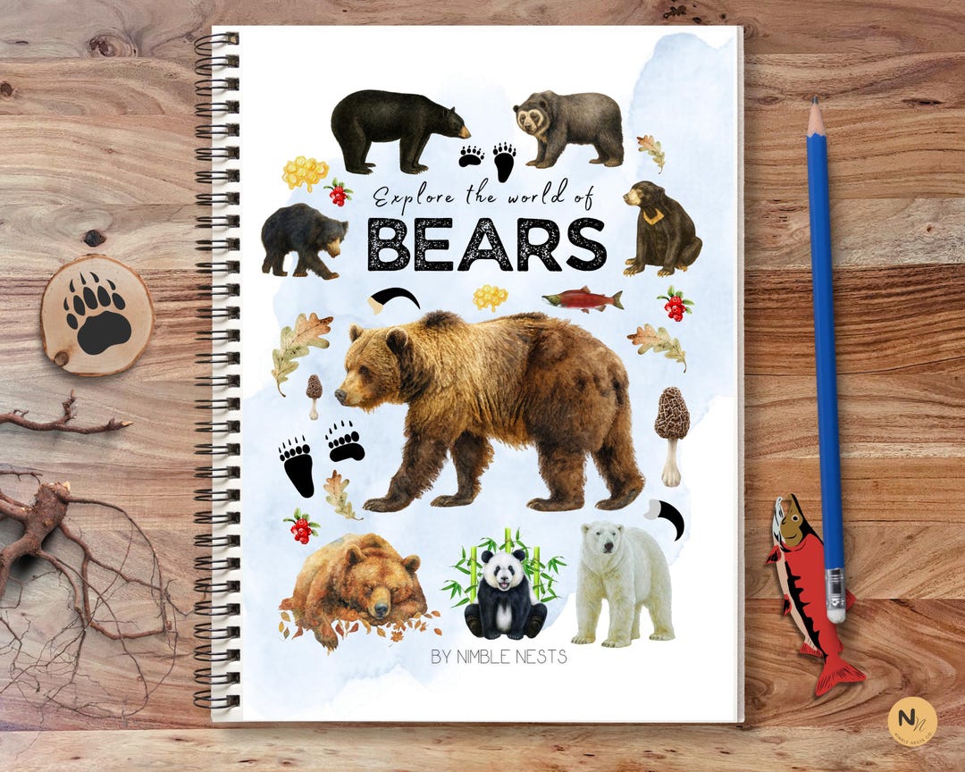 Bears Unit Study: Bear Anatomy & Lifecycle, Bear Species, Bear Craft ...