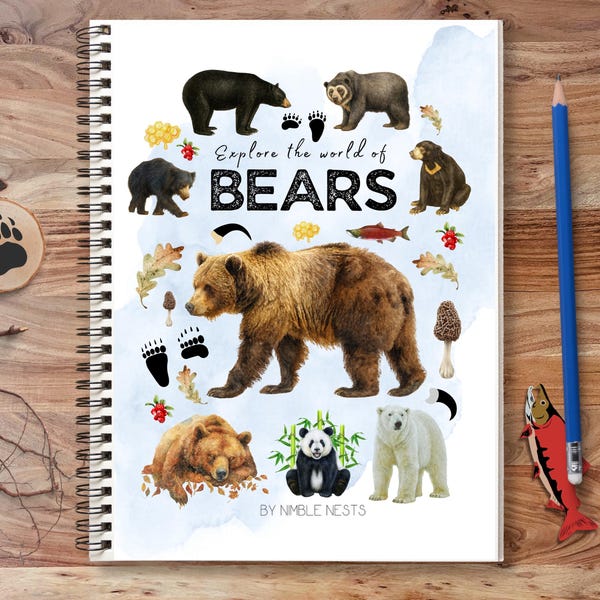 Animal Study Printable - Etsy UK