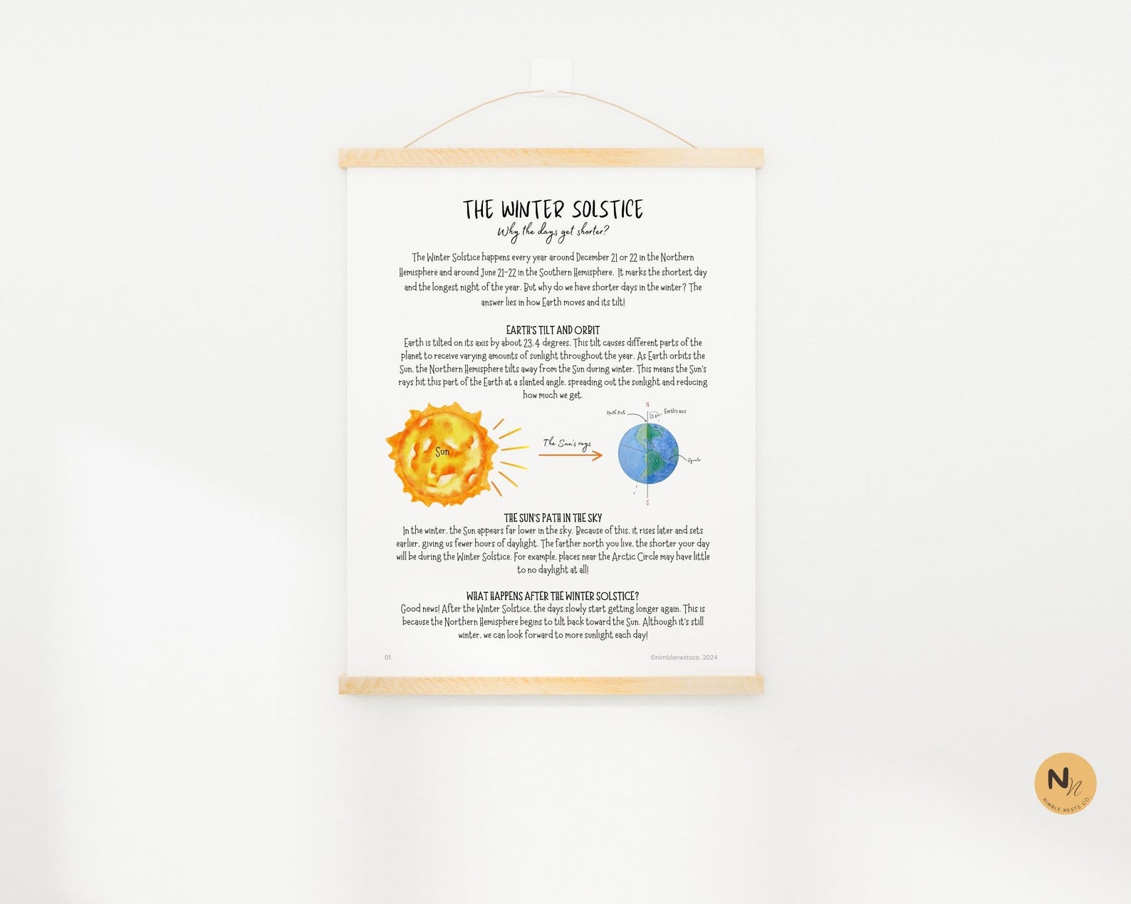 Winter Solstice Mini Unit Study, Solstice & Equinox Study, Winter ...