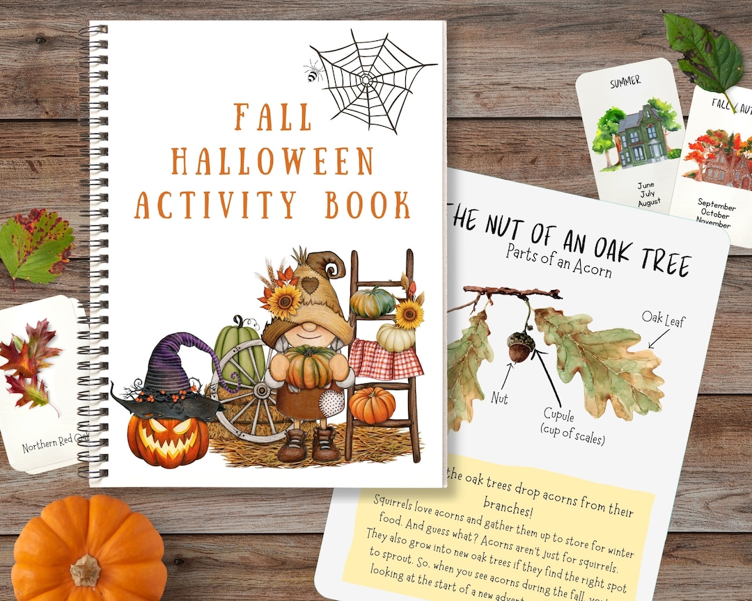 Fall Activities for Kids, Autumn Activity Bundle, Printable Halloween ...