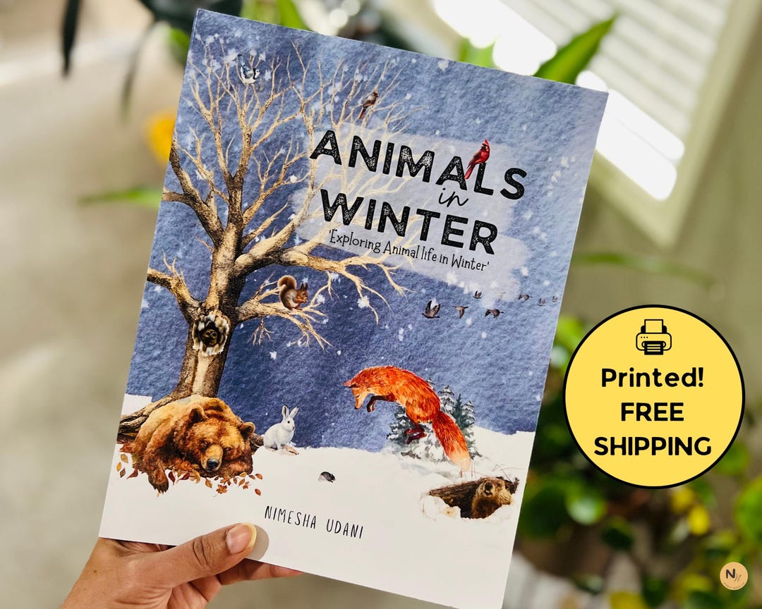 Animals in Winter Study Book (printed Version): Hibernation Book ...