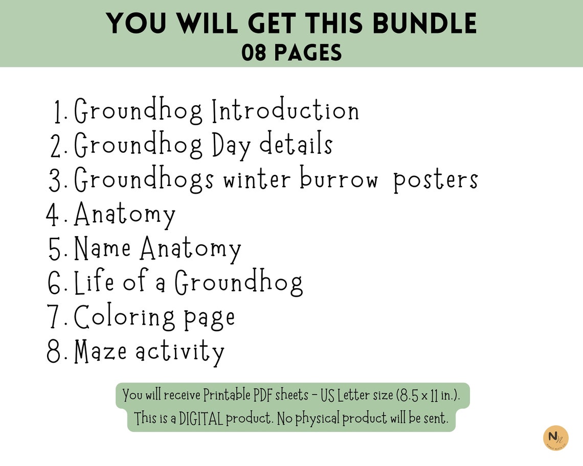 Groundhog Day Study,hibernation Unit Study,winter Animals Journal ...